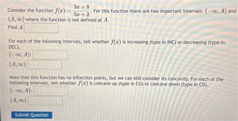 solved consider the function f x 5x 23x 8 for this