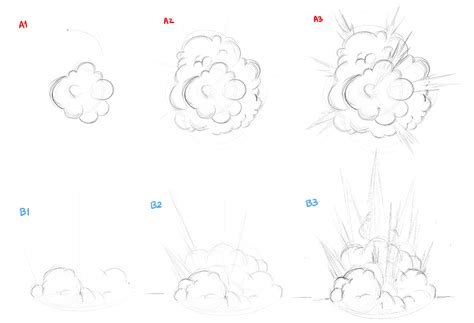 How To Draw Explosions Art Rocket