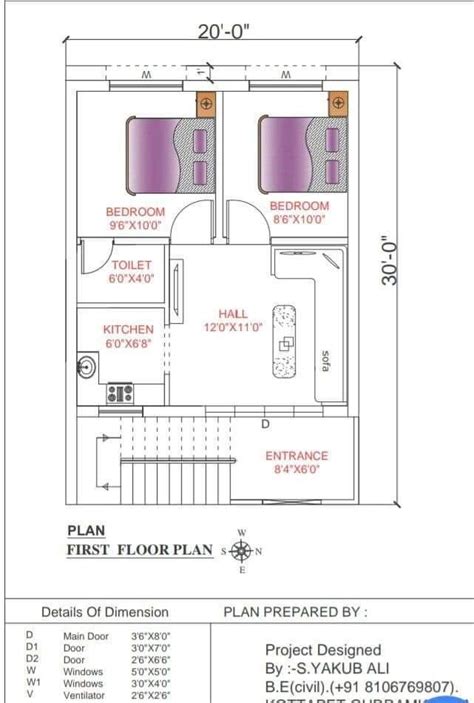 Pin By Sigamanithangaraj Sigamanithan On House Plans In 2024 20x30