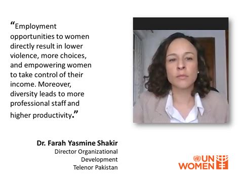 Dr Farah Shakir From Telenor Pakistan Un Women Pakistan