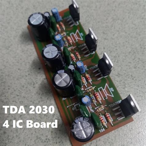 Four Ic Tda2030a Tda2030 Tda 2030 12v 18w Local Audio Amplifier Board