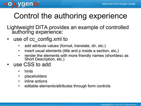 maximize your oxygen usage oxygen xml syncro soft ppt
