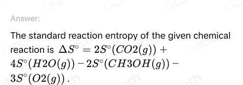Solved Using The Thermodynamic Information In The Aleks Data Tab