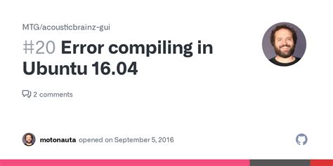 error compiling in ubuntu 16 04 · issue 20 · mtg acousticbrainz gui · github