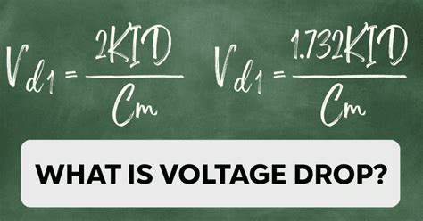 What Is Voltage Drop Electrician U