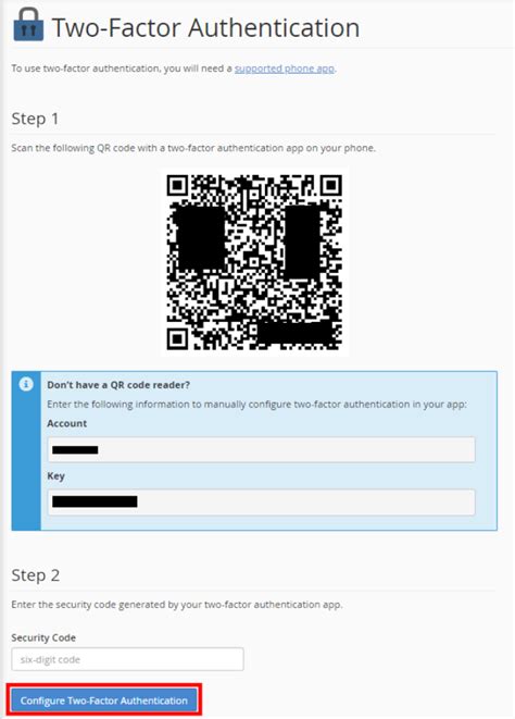 How To Set Up Two Factor Authentication For Cpanel