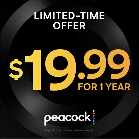 Peacock Streaming Service Only 1999 For An Entire Year Couponing