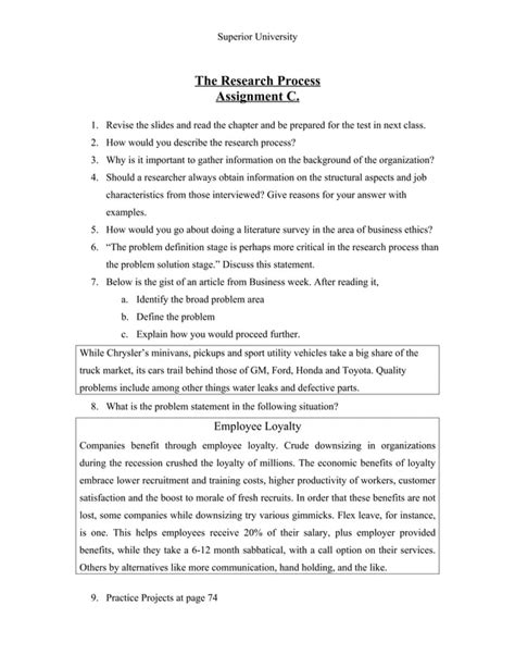 Brm Assignments DOC Business Business And Finance