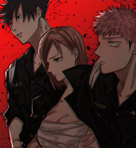 Fushiguro Megumi Itadori Yuuji And Kugisaki Nobara Jujutsu Kaisen