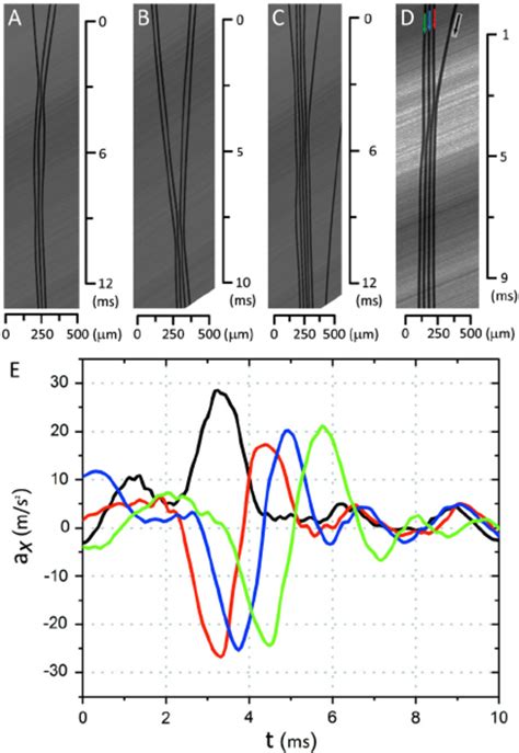 randomly distributed particles develop into a long train of particles