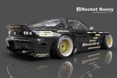 Rocket Bunny Pandem V1 Mazda Rx7 Fd3s Complete Widebody Aero Ki