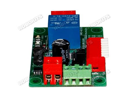 Delay External Triggered 1 Channel Power Relay Module With Adjustable Delay 7 48V DC AC
