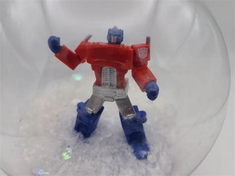 Transformers Optimus Prime Snow Globe Ornament Etsy