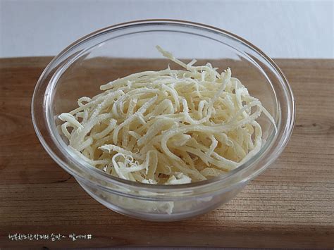 백종원진미채볶음 만드는법~고추장오징어채무침