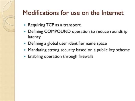 The NFS Version 4 Protocol PPT