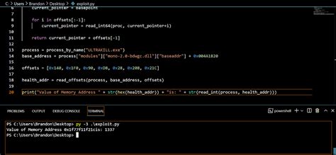 Game Hacking With Python And Cheat Engine By Brandon Roldan♻ Explore