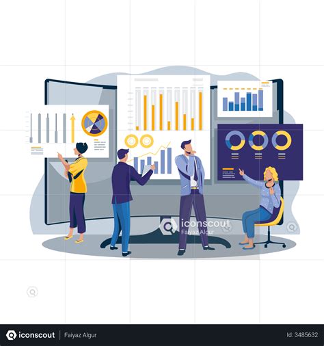 people analyzing growth charts animation by faiyaz algur lottiefiles