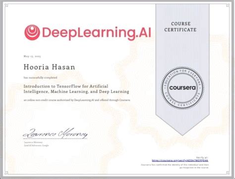 Hooria Hasan On Linkedin Artificialintelligence Tensorflow