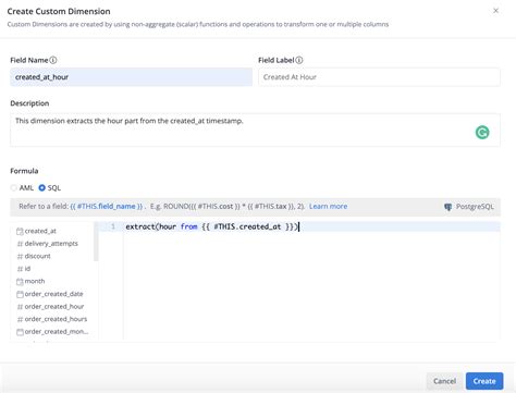 create derived fields from timestamp for your data model tips and