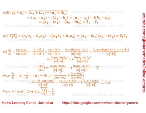 class 11 chapter 5 complex numbers and quadratic equations modulus and
