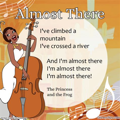 Princess And The Frog Almost There Lyrics