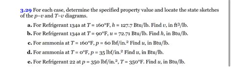solved 3 29 ﻿for each case determine the specified property