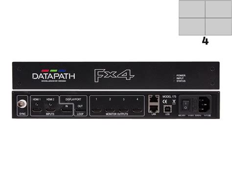Datapath Fx4 Hdr Video Wall Display Controller With High Dynamic Range