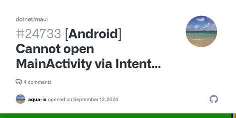 Android Cannot Open Mainactivity Via Intent When The App Is In The Background · Issue 24733