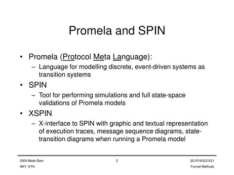 Ppt Promela And Spin Powerpoint Presentation Free Download Id6651239