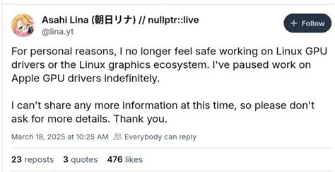 Asahi Linux 核心开发者暂停苹果 Gpu Linux 驱动开发工作 Oschina 中文开源技术交流社区