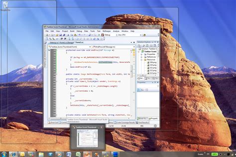 Windows 7 Aero Peek Not Working When Hovering Over Taskbar Icon