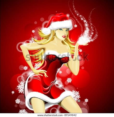Sexy Babe Wallpaper Christmas Royalty Free Images Stock Photos Pictures Shutterstock