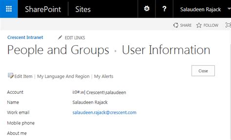 How To Update The Users Email Address In Sharepoint Using Powershell