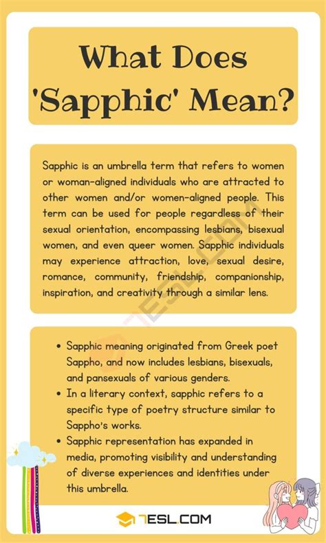 What Does The Term Sapphic Mean ESL