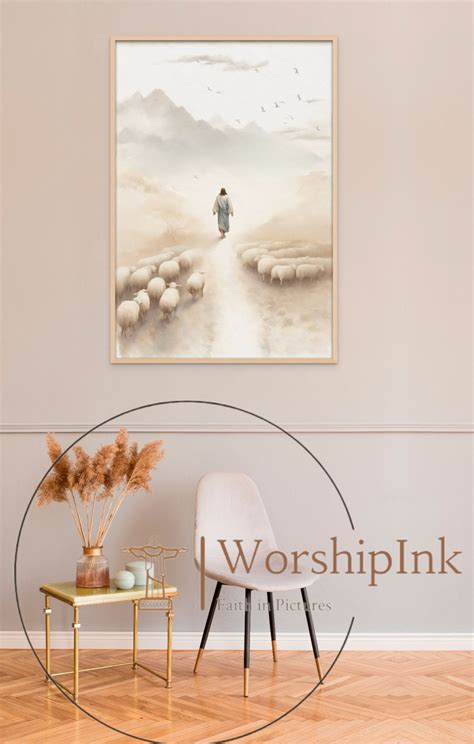 Leave The 99 Modern Christian Art Jesus Leaves The 99 Jesus Will