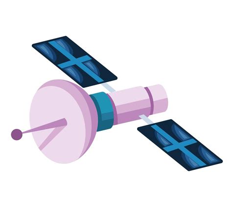 satellite spatial broadcast isolated icon 2507643 vector art at vecteezy
