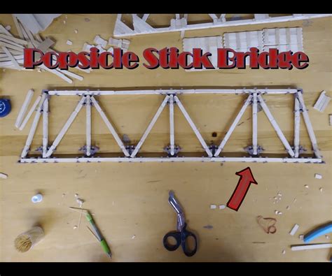 Popsicle Stick Bridge 4 Steps With Pictures Instructables