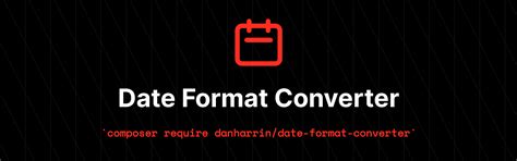 GitHub Danharrin Date Format Converter Convert Token Based Date Formats Between Standards