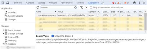 devtools applocation cookies digital marketing and analytics