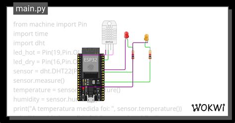 Temperatura E Umidade Wokwi Esp32 Stm32 Arduino Simulator