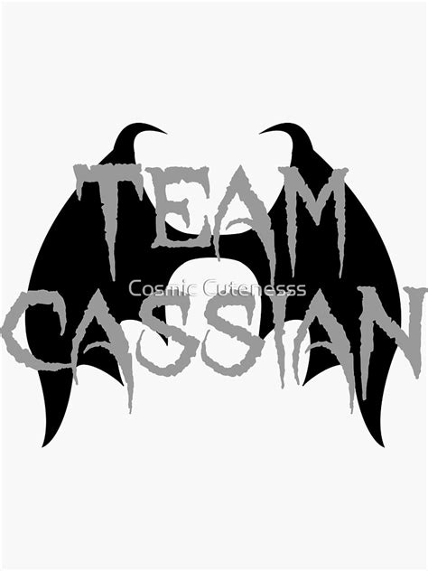 Team Cassian White Sticker For Sale By Deangirlprints Redbubble