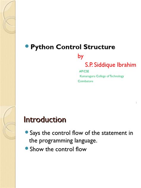 Python Control Structures Explained Pdf Control Flow Software