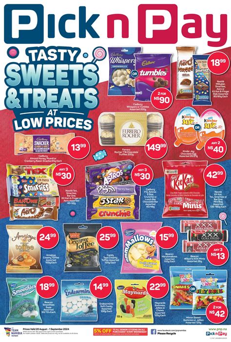 Pick N Pay Sweets 20 08 24 To 01 09 24