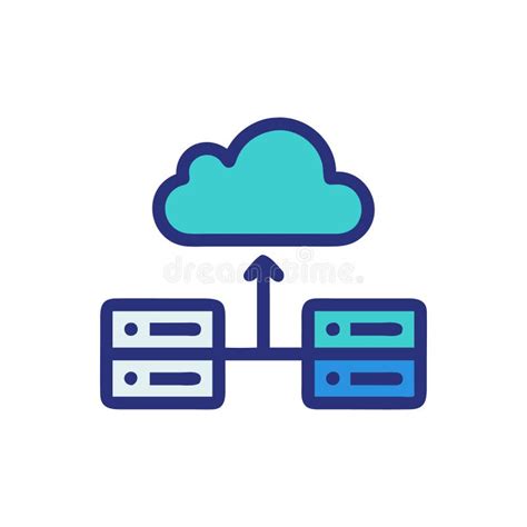 Comprehensive Serverless Computing Icon For Development Stock Image