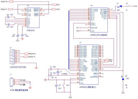 89c2051燒錄器 用89s51實現。 Single 9