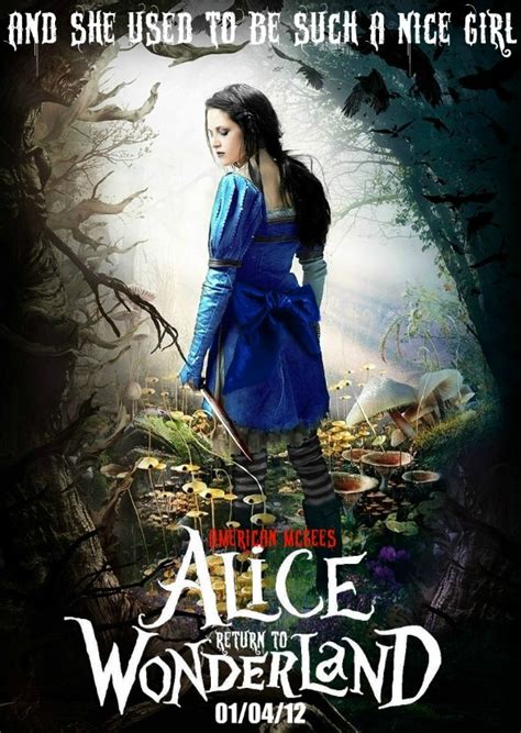 Alice In Wonderland Tim Burton Poster
