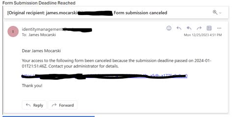 Can The Form Submission Cancelled Notification Be Edited Isc Discussion And Questions