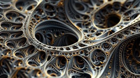 Abstract Fractal Structure Premium Ai Generated Image