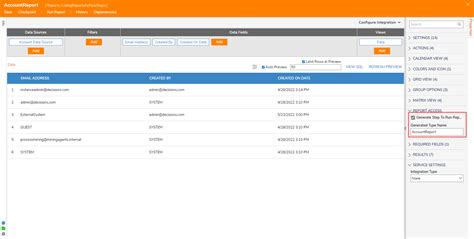 Using Reports As Flow Steps Implement Reports