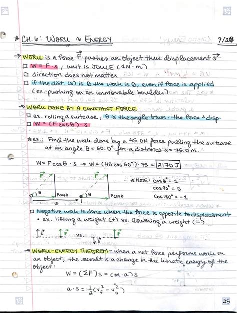 Ap Physics Notes 60 Pages With Practice Problems Etsy